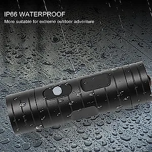 Jopwkuin Mini Sports Camera, Support Memory Card Aluminum Alloy Bike Helmet Camera Recorder Easy to Install USB Rechargeable IP66 Waterproof with LED Light for Outdoor