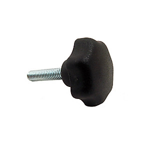 JW Winco 3T31D22 Glass Filled Nylon Plastic Hand Knob, Threaded Stud, 1/4"-20 Thread Size x 1-13/64" Thread Length, 1-17/64" Head Diameter (Pack of 1)