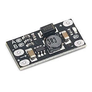 DAOKI 5PCS Mini DC-DC Boost Converter Module 3V 3.2V 3.3V 3.7V 5V 9V to 12V Step-Up Voltage Regulator Power Supply Module with 24AWG Cable