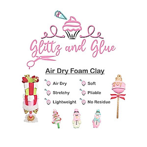 Air Dry Foam Clay (Bright Turquoise)