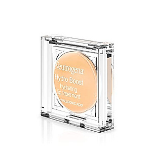 Neutrogena Hydro Boost Hydrating Lip Conditioning Treatment with Hyaluronic Acid, Texture-Smoothing and Moisturizing, Neutral Shade, 0.10 Oz