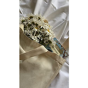 AYEBY Cool Rabbit Pattern Canvas Tote Bag with Zipper - Bold and Eye-Catching Reusable Grocery Bag for Women, Mothers, Friends, Teachers, White-Collar Workers, and Students…