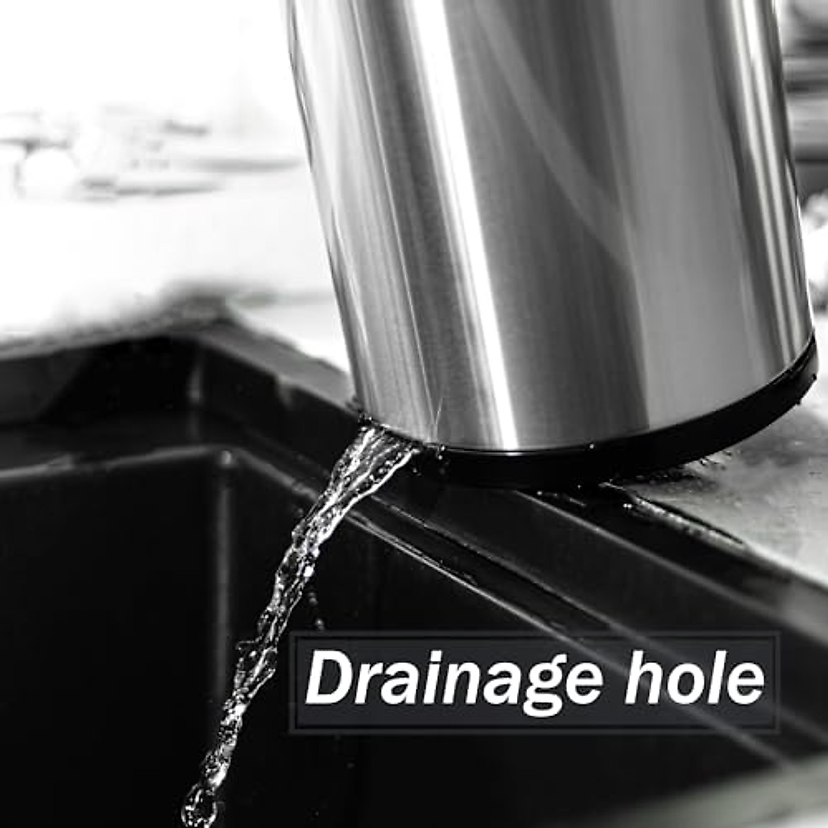 Haiyouneer Kitchen Utensil Holder for Countertop 360° Rotating Utensil Caddy Extra Large Utensil Crock Cooking Utensil Holder for Kitchen Counter