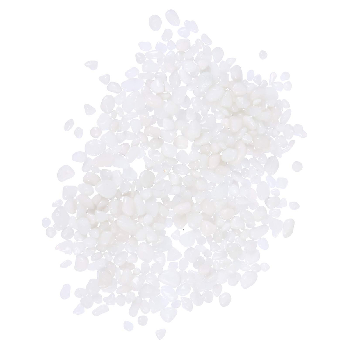 balacoo 1 Pack Fish Tank Rocks Clear Vase Stuffing Gemstone Tank Gravel Socking Stuffers Fish Tank Rock Decor Fish Tank Accessories Naturales Bulk Glass White Plant