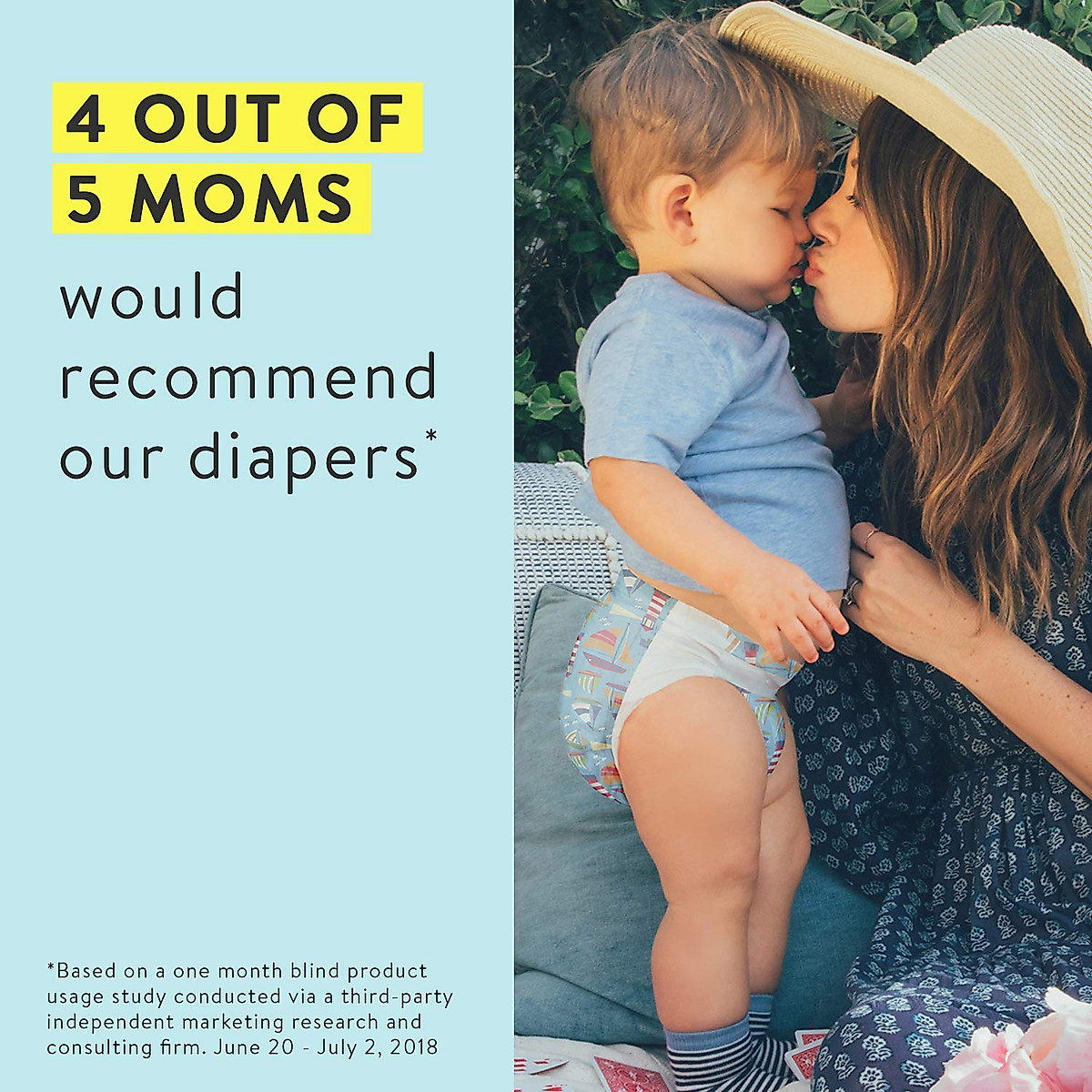 The Honest Company Super Duper Club Box with TrueAbsorb Baby Diapers & Honest Baby Wipes | Size 3 | Eco-Friendly Diapers | Hypoallergenic Wipes | Stylish Prints