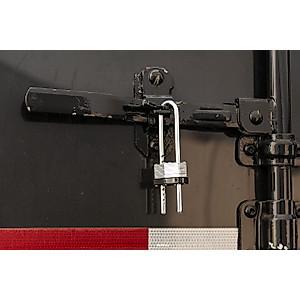 BRINKS - 44mm Laminated Steel Keyed Padlock with Adjustable Shackle - Chrome Plated with Hardened Steel Shackle