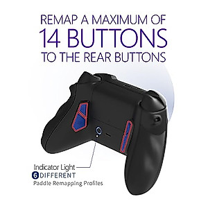 HEXGAMING ULTRA X Wireless Controller for Xbox Series X & S, for Xbox One, for Windows 7/8/10-4 Remappable Back Buttons - Adjustable Triggers - Interchangeable Thumbsticks - 6 Profiles - Green Weeds