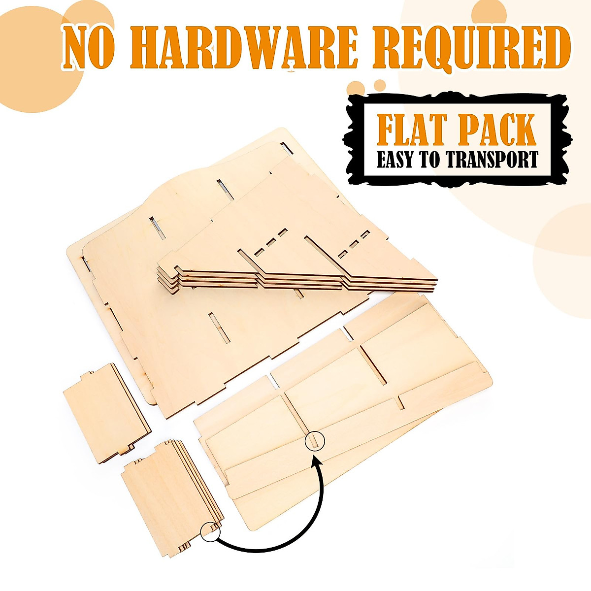 Soaoo 2 Pack 9 Shelves Sticker Display Stand Wooden Greeting Card Display 3 Tier Card Rack Retail Wooden Riser for Retail Counter Vendor Table Vendor Events Countertop