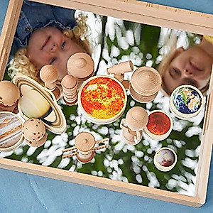 TickiT Wooden Mirror Tray - Explore Reflection, Symmetry and Patterns - for All Ages - Add Reflection to Any Sensory Activity Station