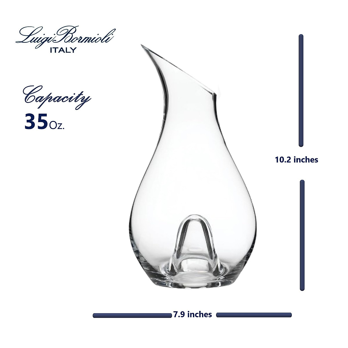 Luigi Bormioli Magnifico 35-ounce Decanter with Punt
