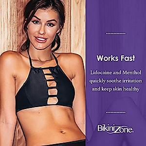 Bikini Zone Anti-Bump Shave Gel (5 oz) & Medicated After Shave Creme (1 oz)