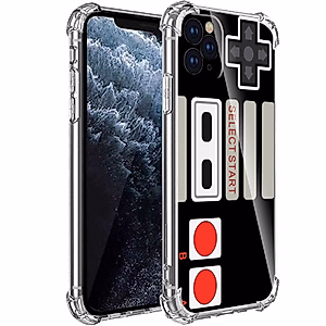 for iPhone 11 Pro Max Retro Arcade Game Case, Gameboy Video Game Controller Graphic Print Design iPhone case for Boys Men, Unique Trendy TPU Bumper Cover Case for iPhone 11 Pro Max