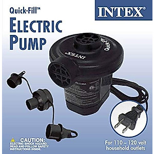Intex Quick-Fill AC Electric Air Pump, 110-120 Volt, Max. Air Flow 21.2CFM