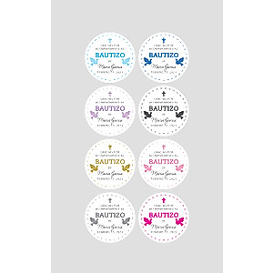 Celebrando los momentos especiales de la vida: Gracias por Acompañarme en Mi Bautizo" Sticker 40 circles