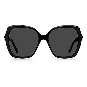Jimmy Choo MANON/G/S Black/Grey 57/18/140 women Sunglasses