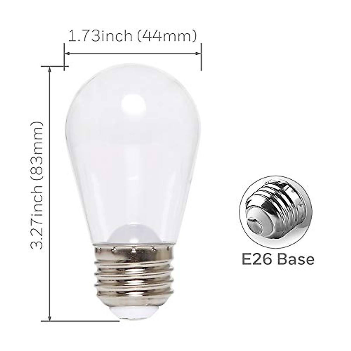 Honeywell 24FT Linkable Water Resistant LED Indoor Outdoor Color Changing String Light with Remote Control, Commercial Grade Patio Lights with 8 Plastic E26 Bulbs Create Cafe Ambience in Your Backyard