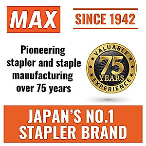 Max NO70FE Staple Cartridge for EH-70F Flat-Clinch Electric Stapler (Box of 5000)