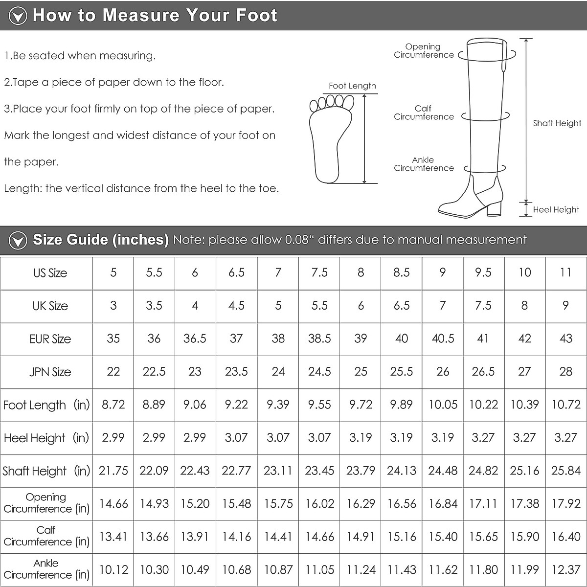 DREAM PAIRS Women's Highleg Thigh High Over The Knee Fashion Boots Block Mid Heel Long Sexy Faux Fur Boots Size 8, Black