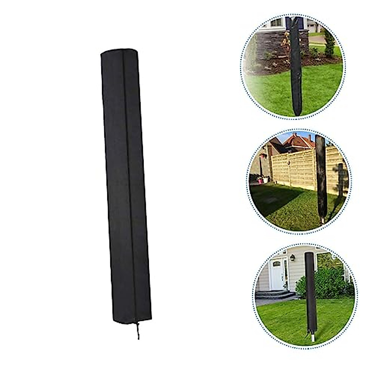 Alipis 3pcs Clothes Drying Rack Cover Clothing Drying Rack collapsable Drying Rack Black Zip up Drying Rack Protection Laundry Drying Rack Laundry Racks for Drying Clothes Umbrella Cover