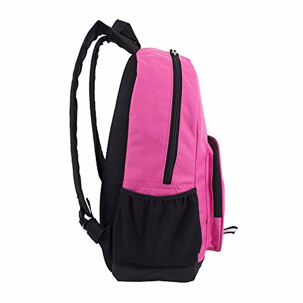 Eastsport Classic Backpack with Inner Tech Pocket, Bottom Shoe Compartment and Drawstring Bag, Pink
