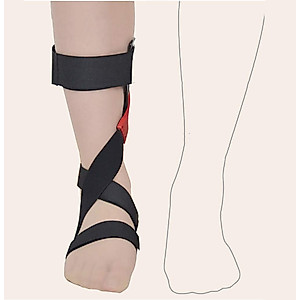 Ankle Brace - Ankle & Foot Orthosis Support for Drop Foot,Nerve Injury,Foot Position & Relieve Pressure - Adjustable AFO Brace,Right,S