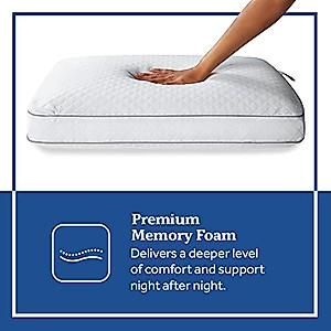Sealy Essentials Pillow, Standard, White 2 Count