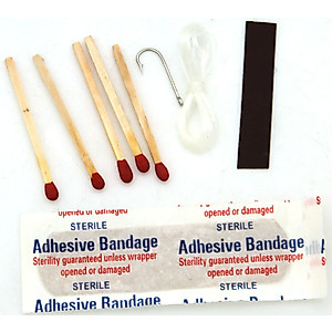 Snake Eye Tactical Full Tang Rescue Style Knife w/Sheath & Survival Kit Hunting Camping Fishing Outdoors Razor Sharp Blade (Purple Camo)