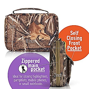 Extreme Pak Bible Cover with Extra Zippered Compartments, to Protect The Good Book, JX Swamper Camouflage