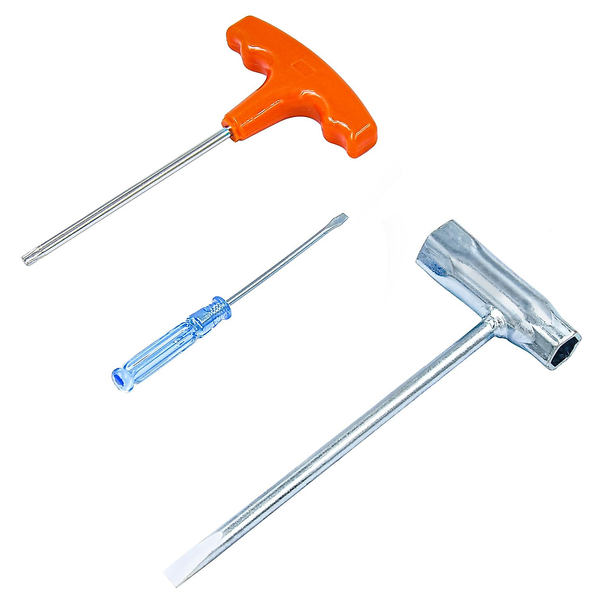 Wanotine Chainsaw Wrench Scrench 13mm x 19mm with T27 Torx Screwdriver Chainsaw Tool Fit for Stihl, Echo, Poulan, Makita, Partner, John Deere, Jonsered, Dolmar Chainsaws