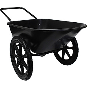 2 Pack Replacement Wheels for Rubbermaid Big Wheel Cart 5/8" Axle Bearings 20 Inch Diameter Pneumatic Air Filled Tire