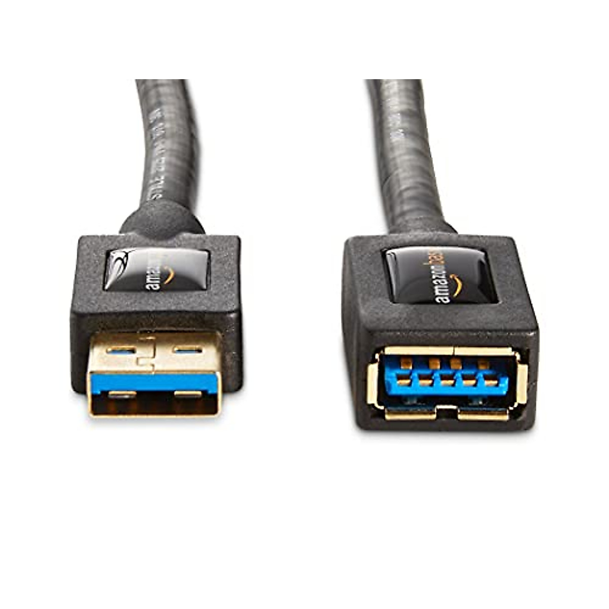 Amazon Basics USB 3.0 Extension Cable - A-Male to A-Female Extender Cord - 6 Feet (2 Pack), Printer