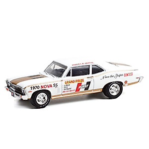 Greenlight 1:64 1970 Chevrole Nova SS 54th International 500 Mile Sweepstakes Hurst Performance Grand Prize Car 30305 [Shipping from Canada]