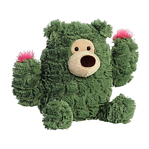 Aurora® Whimsical Cactus Kingdom™ Cactus Bear™ Stuffed Animal - Aesthetic Appeal - Comforting Cuddles - Green 7.5 Inches
