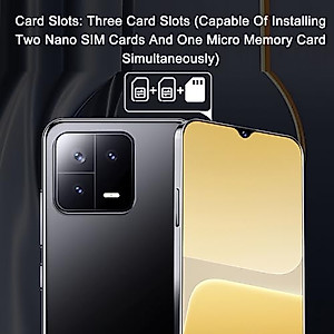 Unlocked 4G Cell Phone 6.54 Inch Screen,12, 8GB RAM 256GB ROM, 32MP 16MP Camera, GPS Navigation,Screen, Facial Unlocking (US Plug)