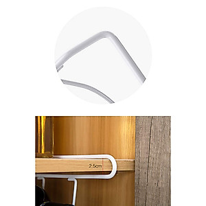 TOPBATHY Fridge Wine Rack Refrigerator Bottle Shelf Wine Drink Beer Bottle Holder Organizer for Kitchen Holds 3 Bottles 1pc