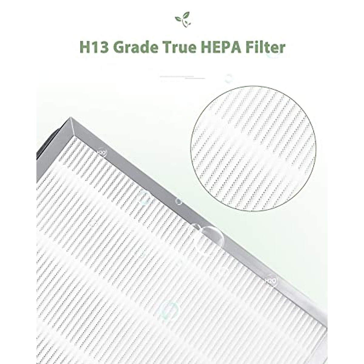 Future Way Replacement Filter for Air Purifier S1/W1/B1, 3 in 1 with Pre-filter, H13 True HEPA & Activated Carbon Filter, 4-Pack