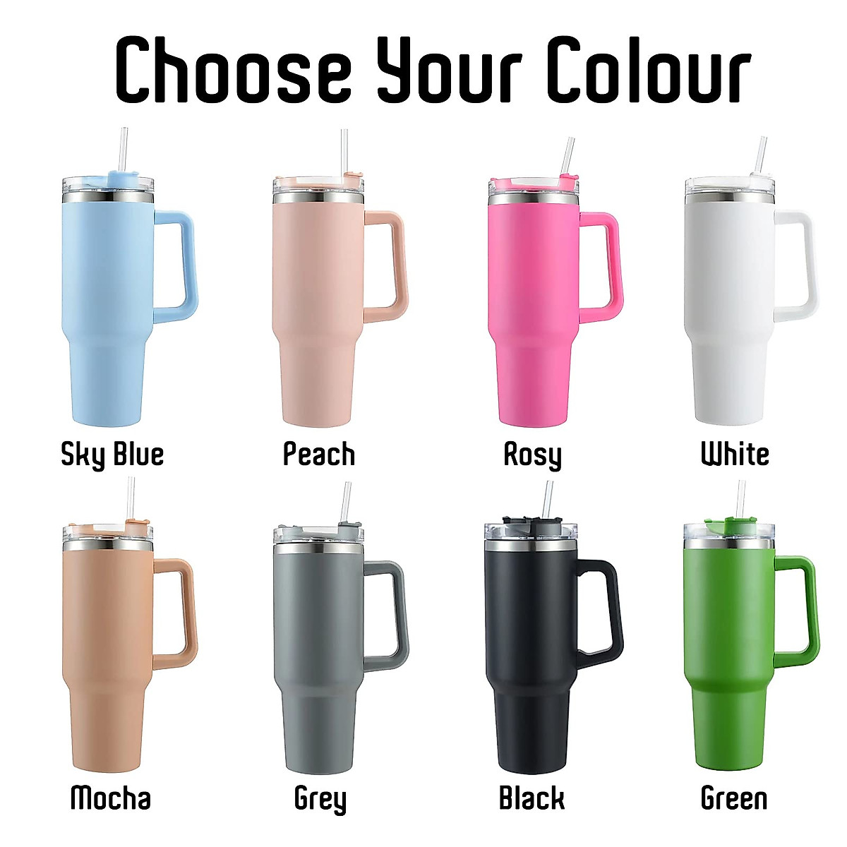 Custom Mama Bear Tumbler with Kids Names, Personalized Mothers Day Gift for Women, Her, New Mom, Customized 40oz Insulated Stainless Steel Coffee Mom Cup with Straw Lid