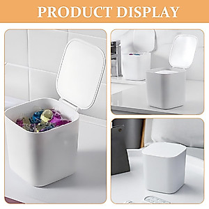 Luxshiny Laundry Pod Container with Lid Plastic Laundry Pod Holder Laundry Powder Dispenser Laundry Container for Laundry Room Decor White