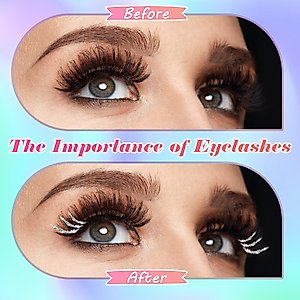 Dansib Glitter Lash Extensions D Curl 11-16mm Colored Single Lash with Eyelash Applicator, Spike DIY Individual Eyelashes with Eyelash Extension Tweezers Set for Daily Party Wedding（Silver）