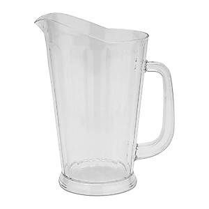 G.E.T. P-1064-1-CL-EC BPA-Free Break-Resistant Plastic Serving Pitcher, 60 Ounce, Clear
