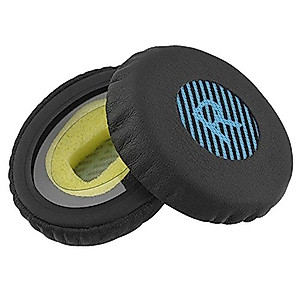 Replacement Ear Pad Earpad Ear Cushions Kit for Bose OE2 OE2i Sound Link On-Ear Headphones Ear Pads Cushion Headset Ear Cover, Black