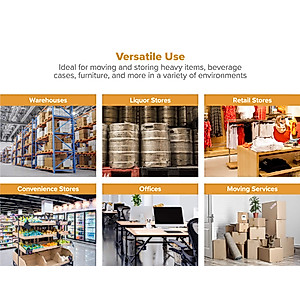 Bostitch Office Heavy Duty Dolly Handle, Steel, 2-Pack