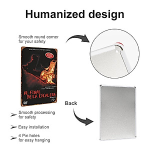 The Changeling Professional Tin Poster- Ideal Wall Decor for Bars, Cafes, Offices, Restaurants, Homes, Gardens, Shops, Clubs - 12 X 8 Inches