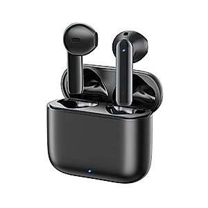 Lasuney T72 True Wireless Earbuds, IPX7 Waterproof Bluetooth Earbuds, 30H Cyclic Playtime Headphones with Charging Case and mic for iPhone Android, in-Ear Stereo Earphones Headset for Sport