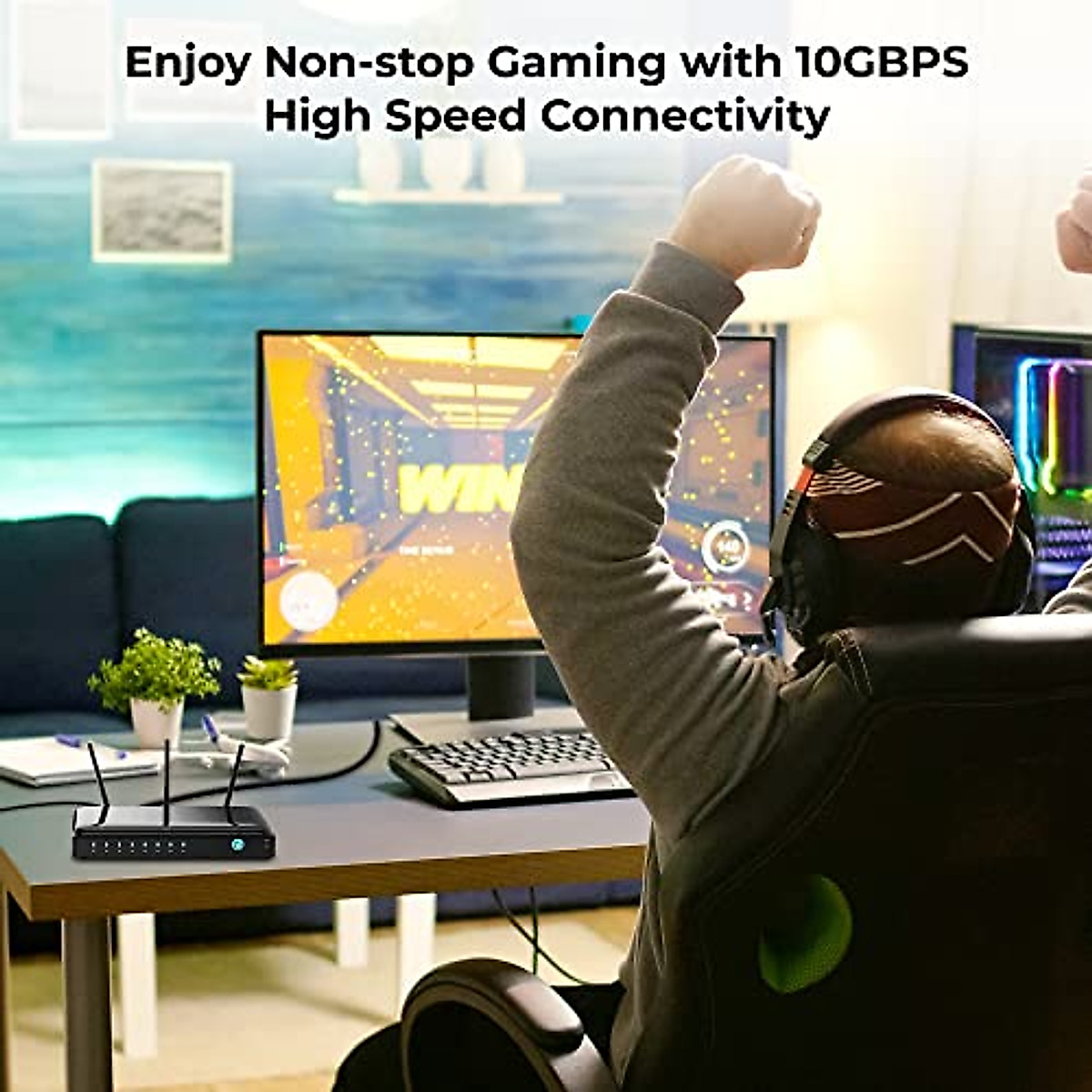 MAXLIN CABLE Cat 7 Ethernet Cable for Gaming - 75ft LAN Network Patch Cord Wire, 10GBPS High Speed Internet Cable, RJ45, 24AWG, 600MHz Connectors for Router, Modem, Compatible with TV, PC, PS3