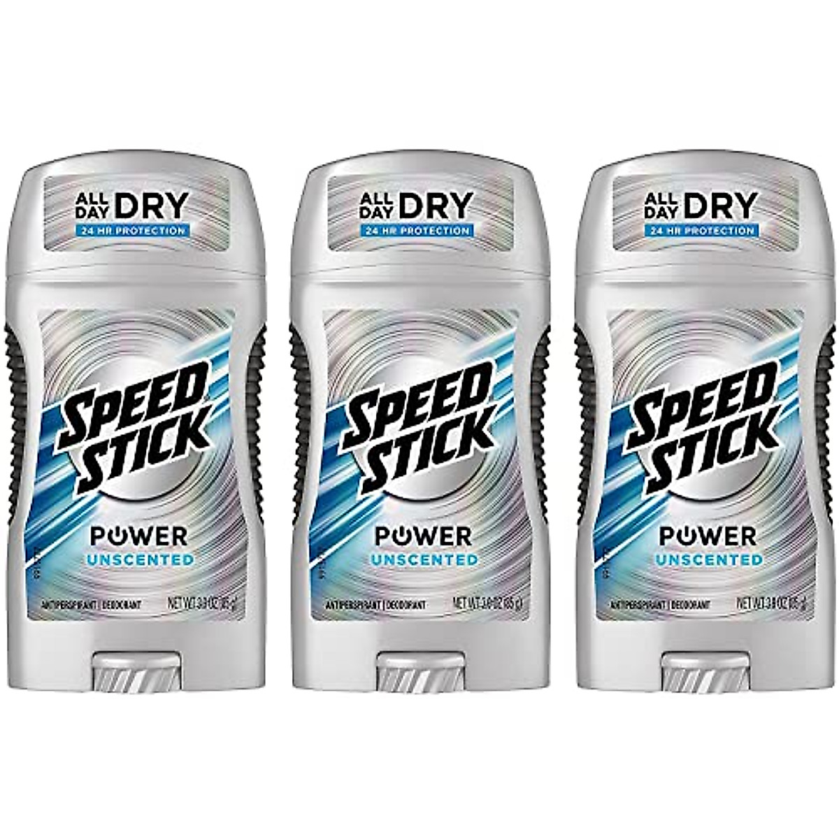 Speed Stick Anti-Perspirant Deodorant, Unscented 3 oz (Pack of 3)