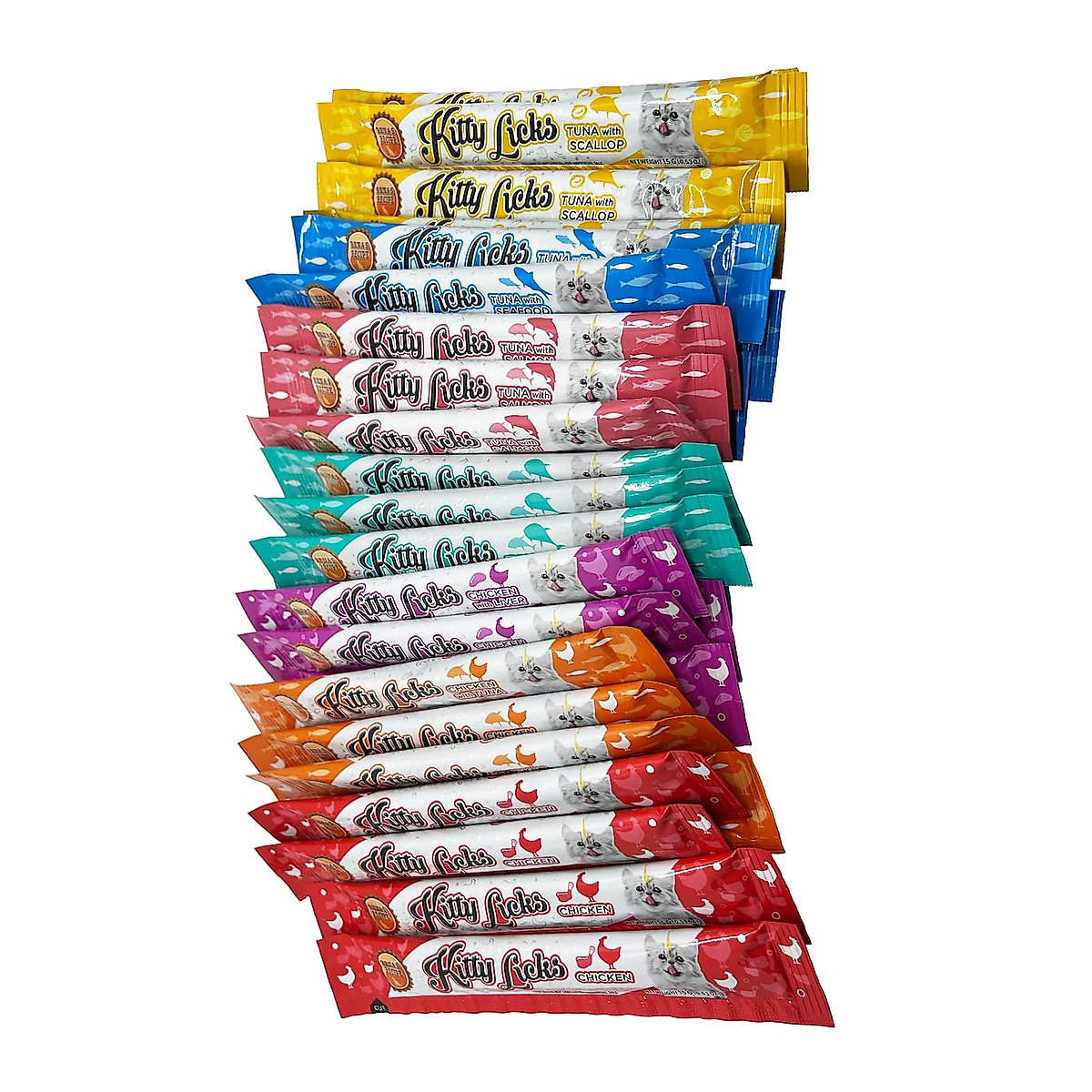 Kitty Licks Chicken and Tuna Varieties (28 tubes)