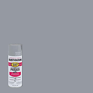 Rust-Oleum 2081830 Stops Rust Automotive Primer, 12 Ounce, Light Gray, 12 Fl Oz