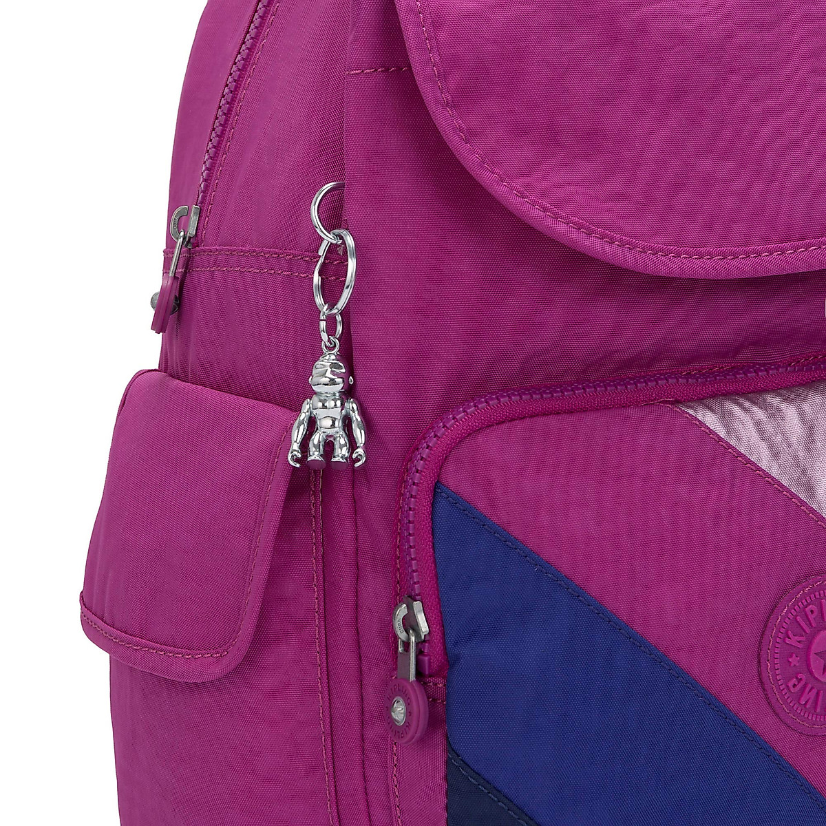 Kipling Women's City Pack Small Backpack, Lightweight Versatile Daypack, School Bag, Nocturnal Grey, One Size