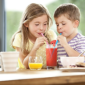 Big Silicone Straws Reusable Silicone Drinking Straws10Pcs Straight Smoothies Straws For 30&20 oz Tumblers-Reusable Straws Extra Long for Yeti/Rtic/Ozark +4 Brushes+ 1 Red Storage Pouch